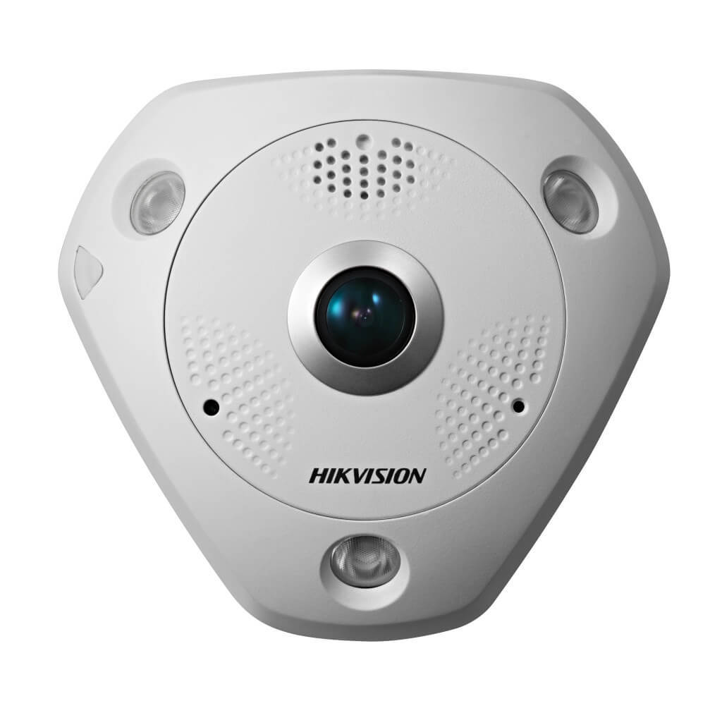 HikVision 6MP Fish-eye Camera DS-2CD6362F-IVS With I/O and Vandal ...